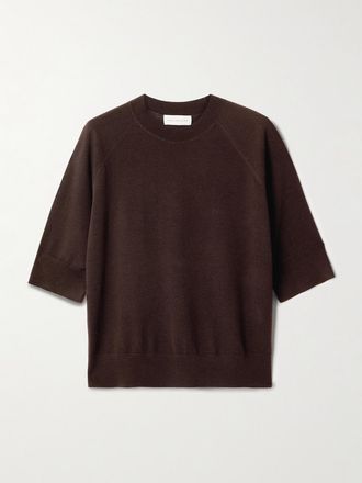 Dries Van Noten Pull À Manches Courtes En Laine - Marron