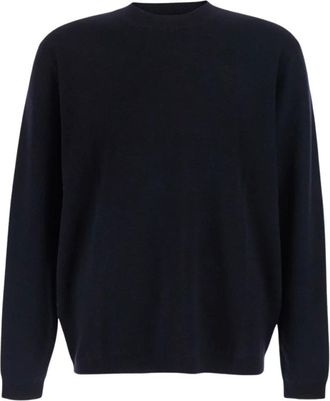 low brand Pull Col Rond en Laine M&eacute;rinos - Homme - Pulls - Bleu - Taille: XL