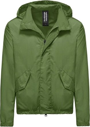 Bomboogie Homme, Vestes, Vert, Taille: XL Bomber Unie en Nylon Froiss&eacute;