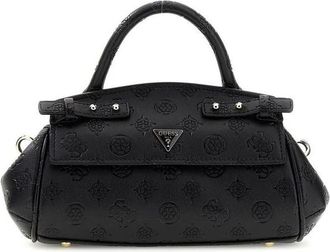 Guess Diana Mini Henkeltasche mit &Uuml;berschlag - - Bags - Damen - Schwarzk - ONE SIZE