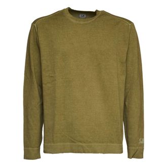 C.P. Company Gerippter Rundhalsausschnitt - - Knitwear - Herren - Gr&uuml;n - M