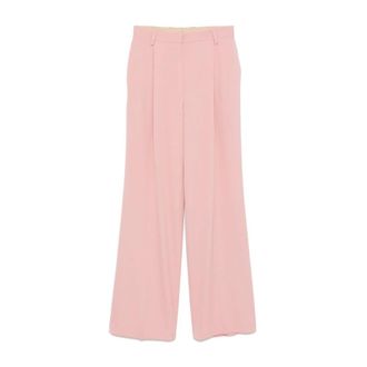 Dries Van Noten Damen Straight Leg Hose - - Trousers - Damen - Rosa - M
