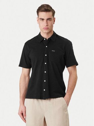 Guess Hemd M6GP02 KE731 Schwarz Regular Fit