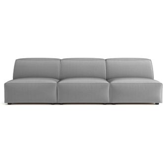 KAISER Komfortables, modulares 3-Sitzer-Sofa California Grau
