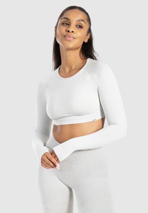 Smilodox Longsleeve Longsleeve Linnea mit R&uuml;ckenausschnitt & Daumenloch, Gym Oberteil Bewegungsfreiheit, Trainingsshirt, strapazierf&auml;hig, Pilates Yoga Gym