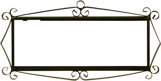 Generic Hausnummern, spanische Keramiknummern und Buchstaben, Kirchenfenster-Design, Rahmengr&ouml;&szlig;e: 7,5 cm x 17,5 cm (5 Fliesenrahmen)