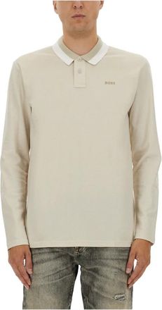 HUGO BOSS Homme, Tops, Beige, Taille: 2XL Peoxfordlong Polo