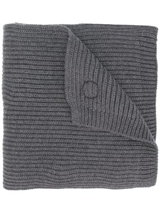 Dsquared2 écharpe en maille de laine - Gris