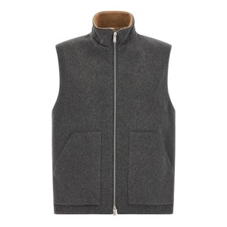 Lardini Spike Vest - - Jackets - Herren - Grau - 2XL