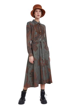 Desigual Womens Vest_Guardians Casual Dress, Green, L