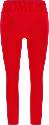 Perfect Moment Cashmere-Blend High-Waist Leggings - Red