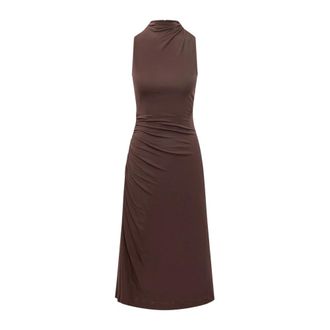 HUGO BOSS Femme, Robes, Brun, Taille: 42 FR Eylai Dress