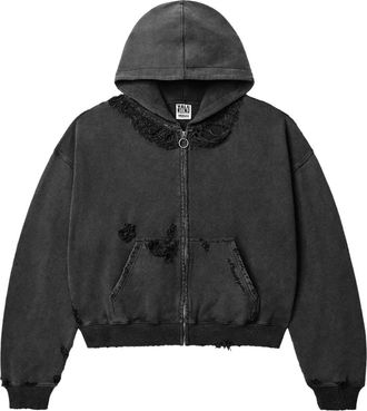 Vale Destroyer zip-up hoodie - Schwarz