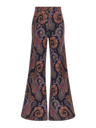 Etro Schlagjeans - Bunt