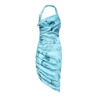 Versace Jeans Couture Femme, Robes, Bleu, Taille: 36 FR Vestiti Minidress