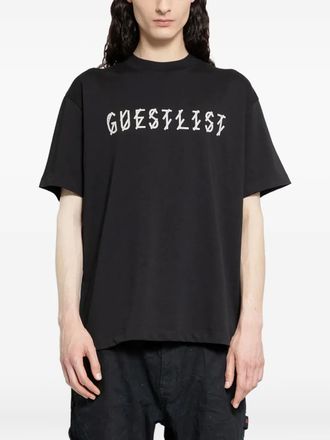 44 Label Group t-shirt Guestlist &agrave; imprim&eacute; graphique - Noir