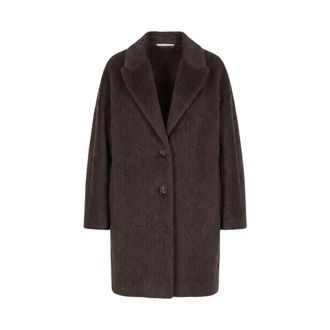 PESERICO Einknopfmantel - - Coats - Damen - Braun - S
