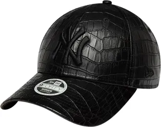 New Era Pattern PU 9Forty N - - Accessories - Damen - Schwarzk - ONE SIZE