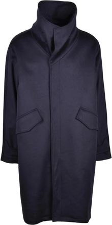 Costumein Homme, Manteaux, Bleu, Taille: L Parka destrutturato