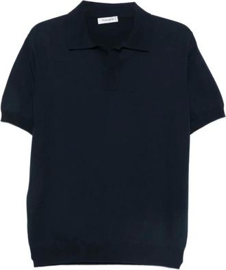 KANGRA Homme, Pulls, Bleu, Taille: 3XL Polo sans boutons maille ras&eacute;e diminu&eacute;e