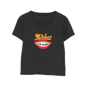 Mother Itty Bitty Ringer - - Tops - Damen - Grau - XS