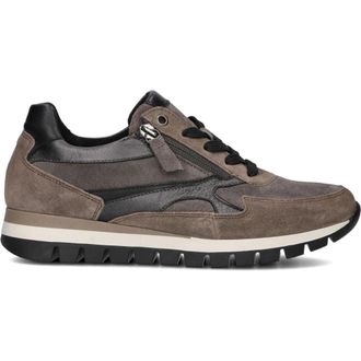 Gabor Taupe Suede Low Sneakers - - Shoes - Damen - Beige - 42 EU