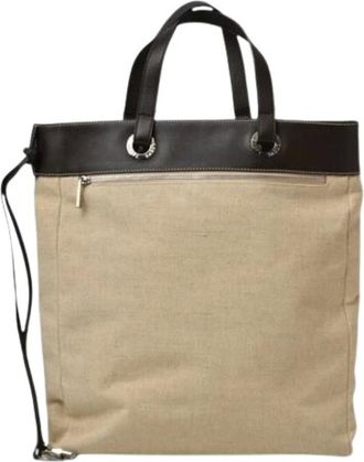 Loewe unisex, Pre-owned, Beige, Taille: ONE Size Pre-owned Cuir sacs-main