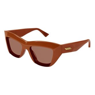 Bottega Veneta Stylische Sonnenbrille - - Accessories - Damen - Rot - 52 MM