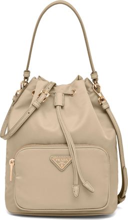 Prada Duet Bucket Bag aus Re-Nylon