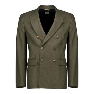 Dior Zweireihiger Blazer - - Jackets - Herren - Gr&uuml;n - XS