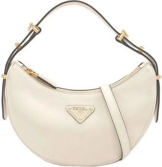 Prada Pre-owned Cuir sacs-prada - Femme - Pre-owned - Blanc - Taille: ONE Size