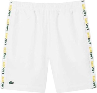 Lacoste Shorts f&uuml;r Herren, Tennis (Wei&szlig;/Gr&uuml;n)