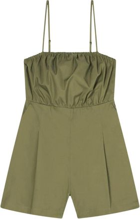 A|X Armani Exchange Femme, Combinaisons et Ensembles, Vert, Taille: 34 FR Tuta in Twill di Cotone Utility Chic