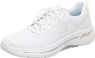 Skechers Go Walk Arch Fit - Motion Bree - Blanc/Argent Polyester 40,5 EU