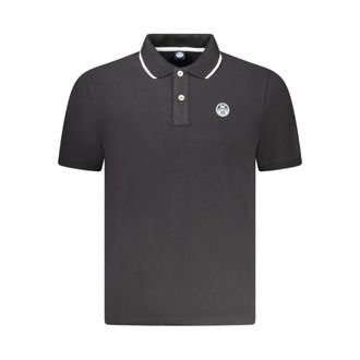 North Sails Klassisches Poloshirt mit kurzen &Auml;rmeln - - Tops - Herren - Schwarzk - XL