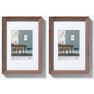 Walther Design EF015N Fiorito Holzrahmen 10x15 cm, nussbaum (Packung mit 2)