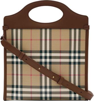 Burberry Pocket Mini Tote - Beige