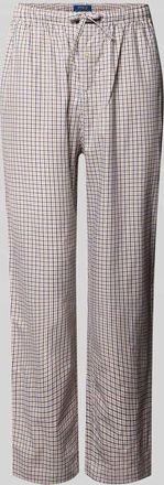 Ralph Lauren Regular Fit Pyjama-Hose aus reiner Baumwolle