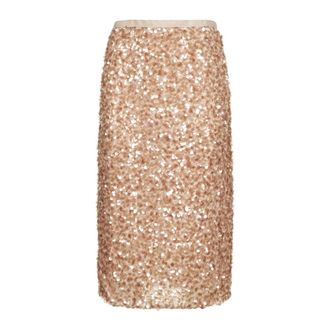 Max Mara Femme, Jupes, Brun, Taille: 42 FR Midi Skirts