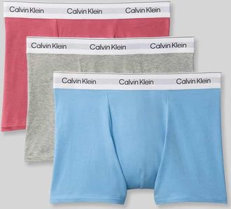 Calvin Klein Underwear Regular Fit Trunks aus Baumwoll-Mix im 3er-Pack