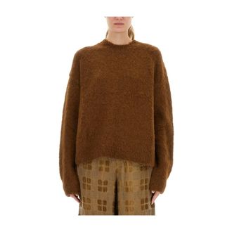 Uma Wang Rundhals-Strickware - - Knitwear - Damen - Braun - L
