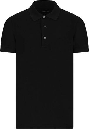 Tom Ford Homme, Tops, Noir, Taille: L Polo Piquet