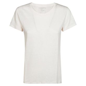 Majestic Filatures Femme, Tops, Beige, Taille: 40 FR T-Shirt GC MC Lino