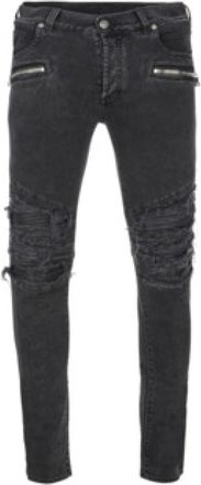 Balmain Klassische graue Herrenjeans - - Jeans - Herren - Grau - W35