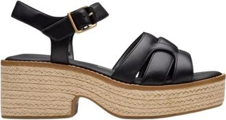 Clarks Femme, Chaussures, Noir, Taille: 41 1/2 EU Coledale Strap