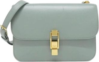 Saint Laurent Pre-owned Le Carre Calf Shoulder Bag - Femme - Pre-owned - Vert - Taille: ONE Size