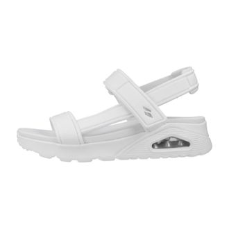 Skechers Femme, Chaussures, Blanc, Taille: 41 EU Sandales D&eacute;contract&eacute;es &agrave; Enfiler