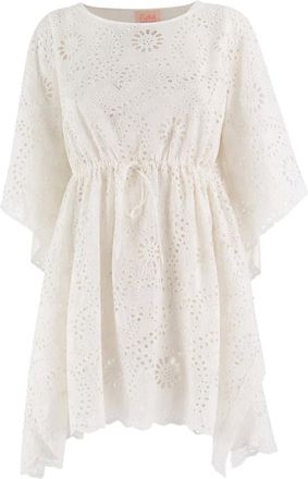 MC2 Saint Barth Femme, Maillots de bain, Blanc, Taille: ONE Size Iria Caftan