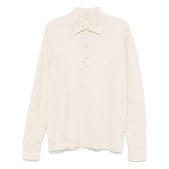 Massimo Alba Stilvolles Ischia Polo Shirt - - Tops - Herren - Beige - XL