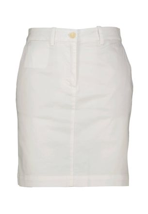 GANT Damen Chino Skirt Rock, Eggshell, 40